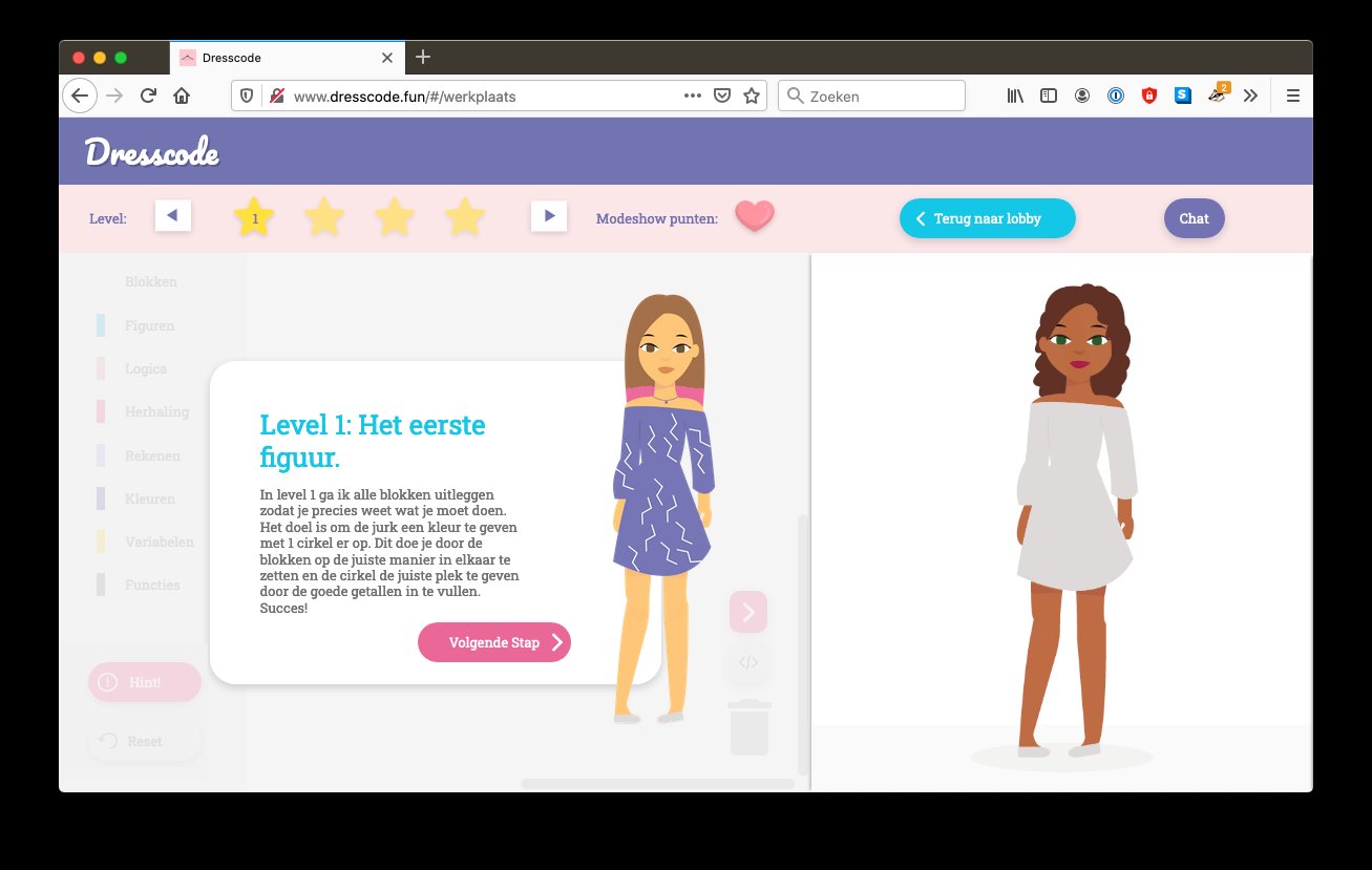 Dresscode - een game om meisjes nieuwsgierig te maken naar programmeren ...