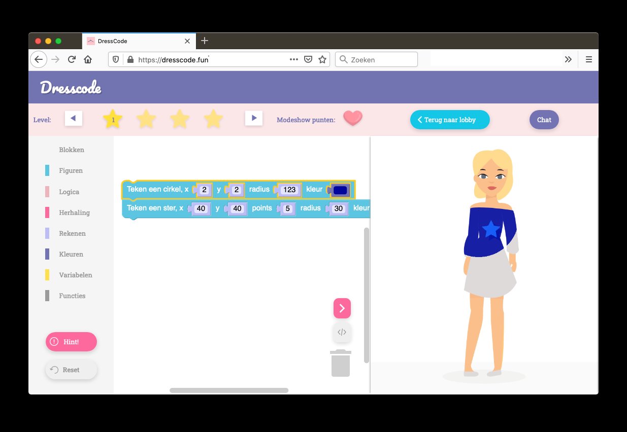 Dresscode - een game om meisjes nieuwsgierig te maken naar programmeren ...