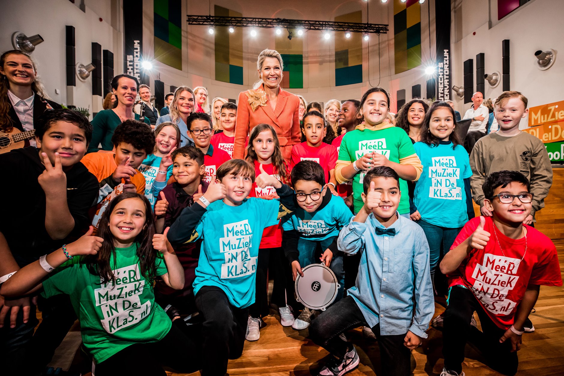 Koningin Máxima bezoekt HKU Utrechts Conservatorium | HKU