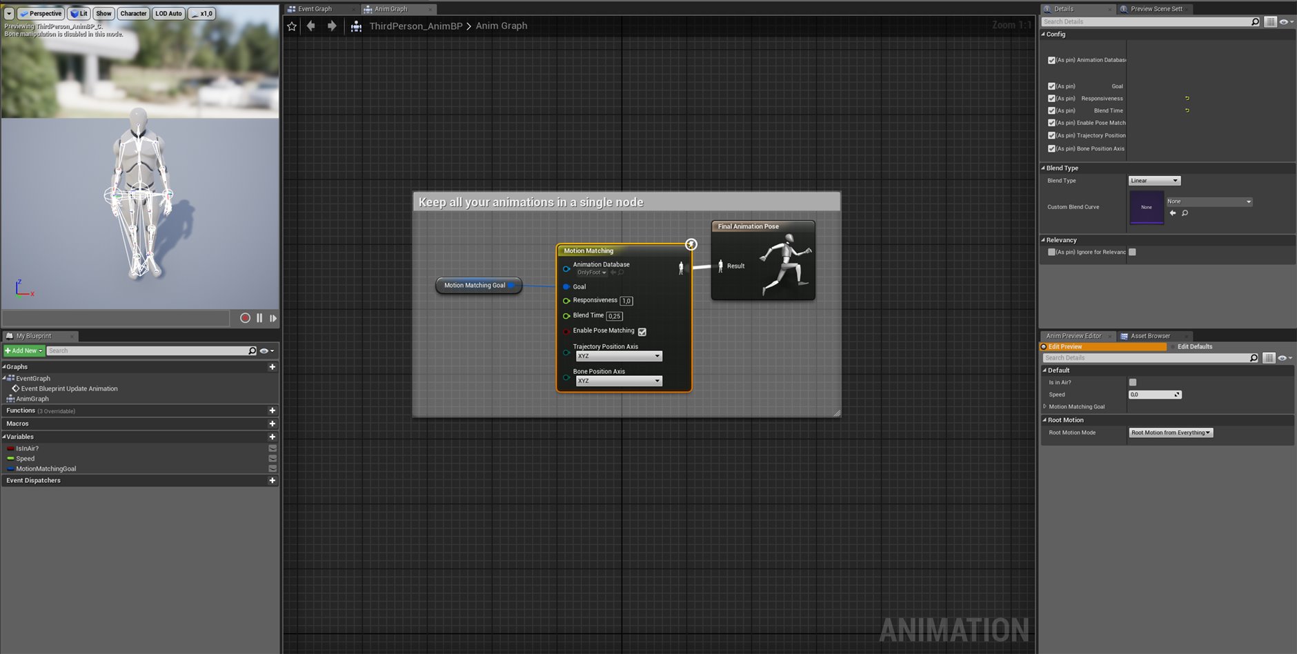 Motion Matching for Unreal Engine 4 - Next Gen Animation - Cairan ...